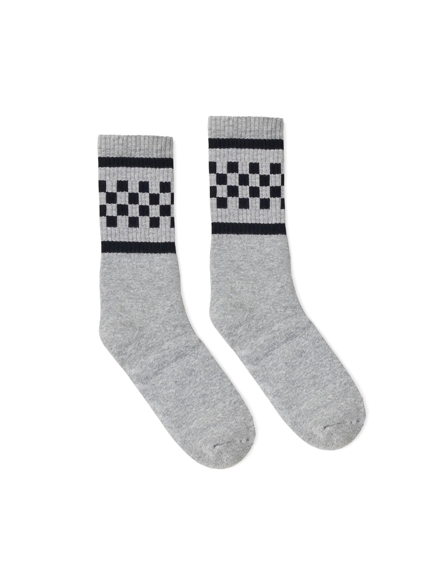 Grey Checkered Socks – The House of Woo